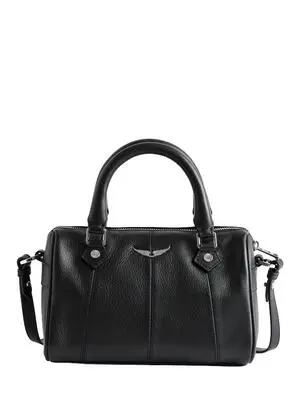 Zadig&Voltaire Grained Leather Bag - Black