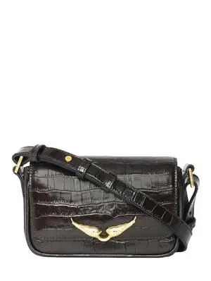 Zadig&Voltaire Le Zazi Croco Bag - Wood