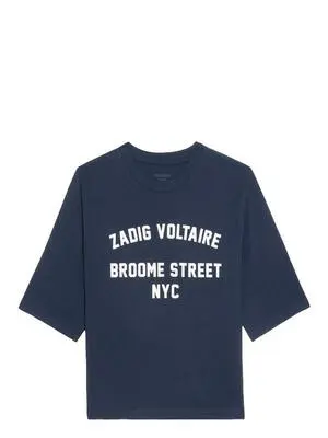 Zadig&Voltaire Cotton T-shirt - Encre
