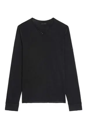 Zadig&Voltaire Monastir Henley T-shirt Black