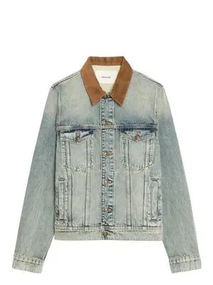 Zadig&Voltaire Bases Denim Jacket - Light Blue