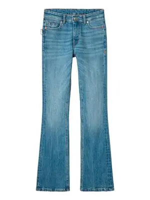 Zadig&Voltaire Eclipse Flared Jeans In Faded Denim - Blue
