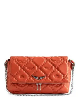 Zadig&Voltaire Rocky Ii Quilted Monogram Bag - Flame
