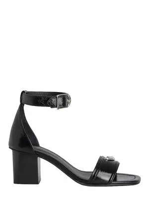 Zadig&Voltaire Leather Sandals - Noir