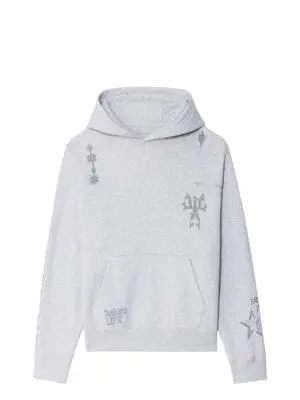 Zadig&Voltaire Sacha Printed Hoodie - Gris Chine
