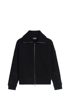 Zadig&Voltaire Milly Zip Up - Black