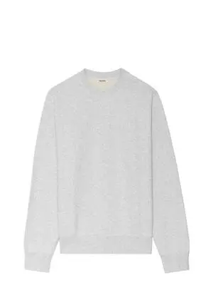 Zadig&Voltaire Sweatshirt With Back Print - Gris Chine