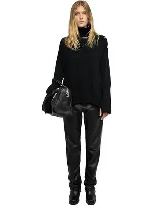 Zadig&Voltaire Alma Jewelled Cashmere Sweater - Noir