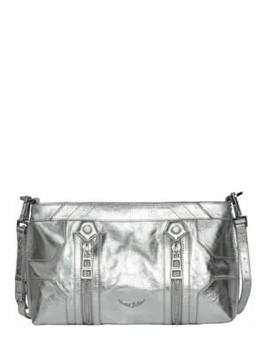 Zadig&Voltaire Metallic Leather Bag - Silver
