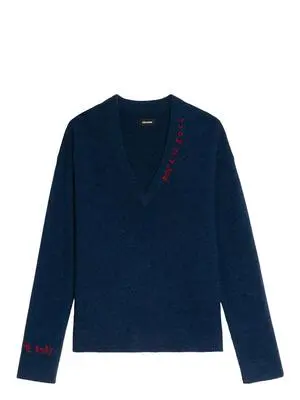 Zadig&Voltaire Mikyzy Cashmere Sweater Encre