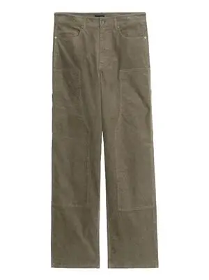 Zadig&Voltaire Worker-style Corduroy Trousers - Leaves