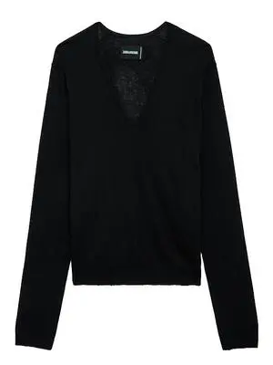Zadig&Voltaire Rivy Cashmere Sweater - Black