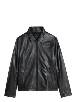 Zadig&Voltaire Loumy Leather Jacket - Black