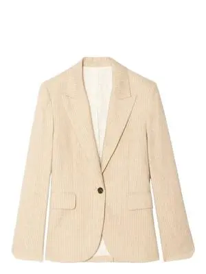 Zadig&Voltaire Vavy Pinstripe Blazer - Cookie