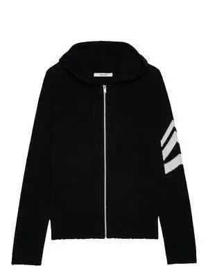 Zadig&Voltaire Clash Arrow Cashmere Cardigan - Black