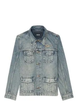 Zadig&Voltaire Lienna Denim Jacket - Light Blue
