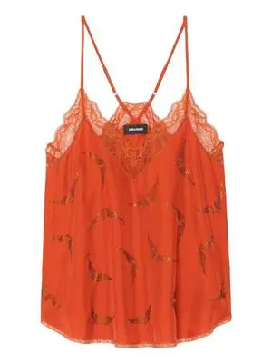 Zadig&Voltaire Christy Silk Camisole - Spice