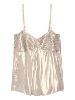 Zadig&Voltaire Cippie Satin Camisole - Gold