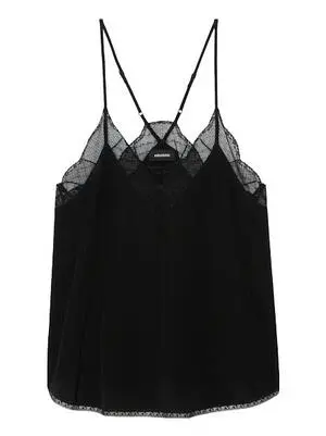 Zadig&Voltaire Christy Silk Camisole - Black