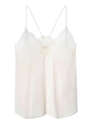 Zadig&Voltaire Christy Silk Camisole Ecru