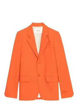 Zadig&Voltaire Structured Blazer - Tangerine
