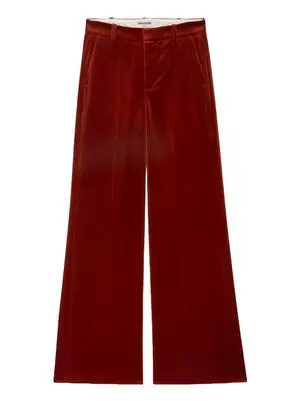 Zadig&Voltaire Pano Velvet Trousers - Burn
