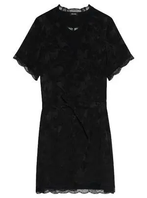 Zadig&Voltaire Short Rerzo Silk Dress - Black