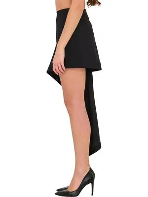 Loewe Draped Mini Skirt - Black