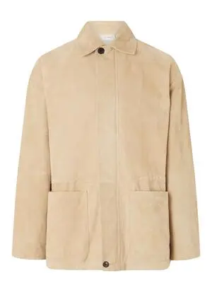 THE ROW Vilmo Suede Jacket - Cream