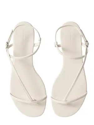 REFORMATION Reformation Pina Flat Sandal Ivory