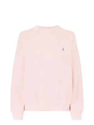 POLO RALPH LAUREN Embroidered Cotton-Blend Jersey Sweatshirt
