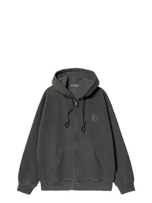 Carhartt Work In Progress Logo Cotton Hoodie - Black