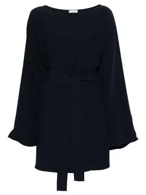 PAROSH Short Dress - Blue