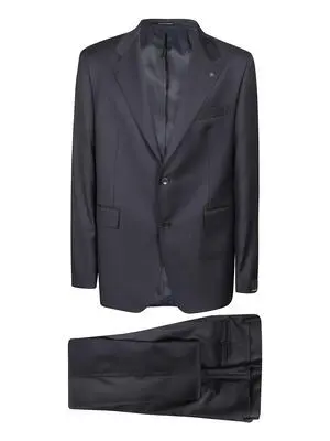 Tagliatore Single-breasted Blazer - Blue