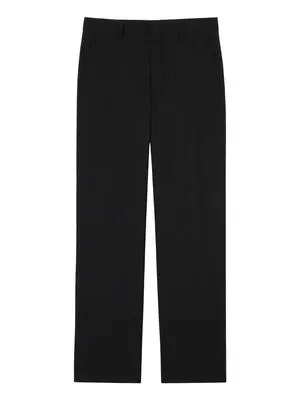 Gucci Gg Wool Trousers - Black