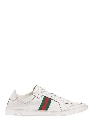 Gucci Low Stretch Sneakers - White
