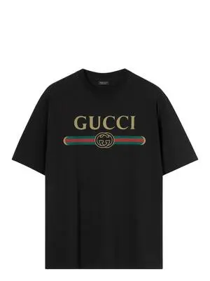 Gucci Silk Blend Jersey T-shirt - Black