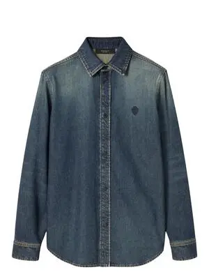 Gucci Cotton Denim Shirt - Blue