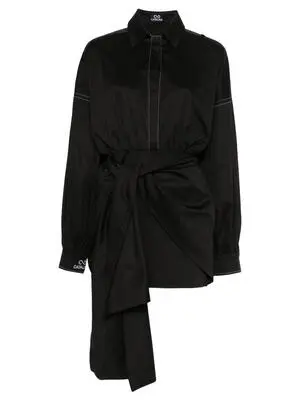 CATALINA Short Shirt Dress - Black