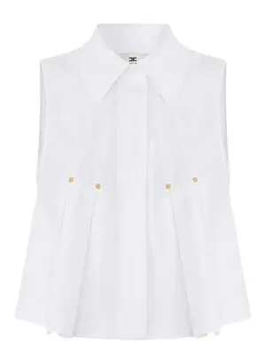 Elisabetta Franchi Cotton Shirt - White