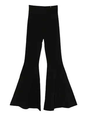 CATALINA Flared Leg Trousers - Black