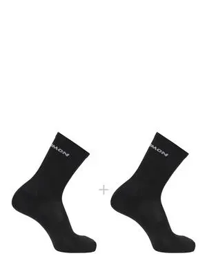 SALOMON Evasion Crew Socks 2-pack - Black / Black