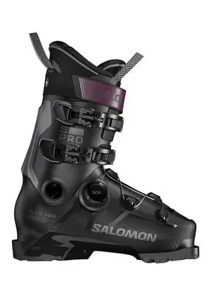 SALOMON S/pro Supra Boa® 100 Boots - Black / Dark Grey Met.