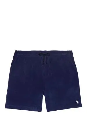 Polo Ralph Lauren Cotton-blend Terry Drawstring Shorts - Blue
