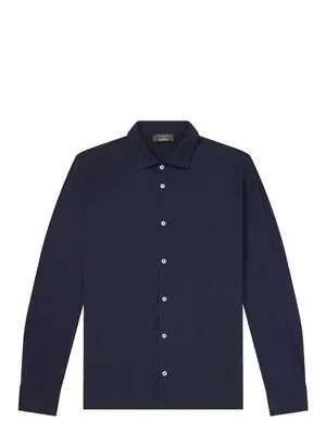 SLOWEAR Zanone Slim-fit Icecotton Shirt - Blue