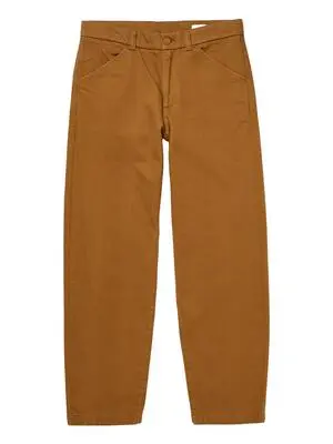 Nn07 Mylo 1874 Tapered Organic Cotton-twill Trousers - Brown