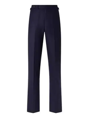 Dunhill Tapered Wool Trousers - Blue