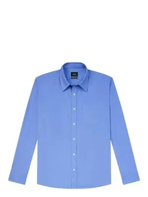 A.p.c. Cotton-poplin Shirt - Blue