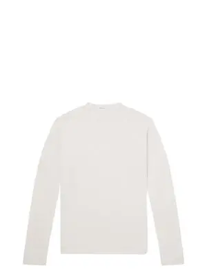 JAMES PERSE Supima Cotton-jersey Sweatshirt - Ecru