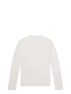 JAMES PERSE Supima Cotton-jersey Sweatshirt - Neutrals